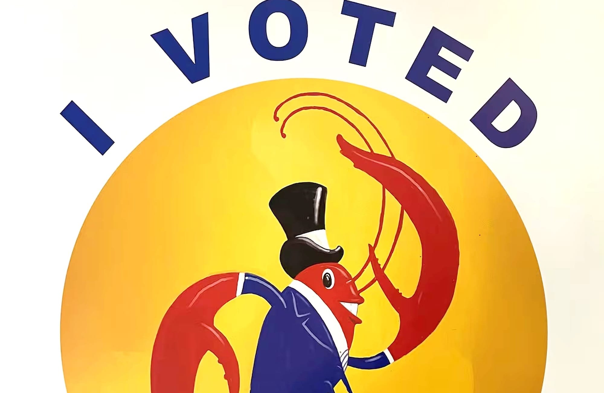 Louisiana Unveils 2024 'I Voted' Sticker Featuring Crawfish Named "Mark ...